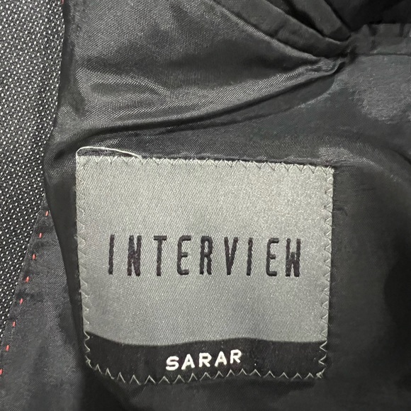 Sarar | Suits & Blazers | Sarar Dark Gray Suit Jacket With Subtle Dot ...